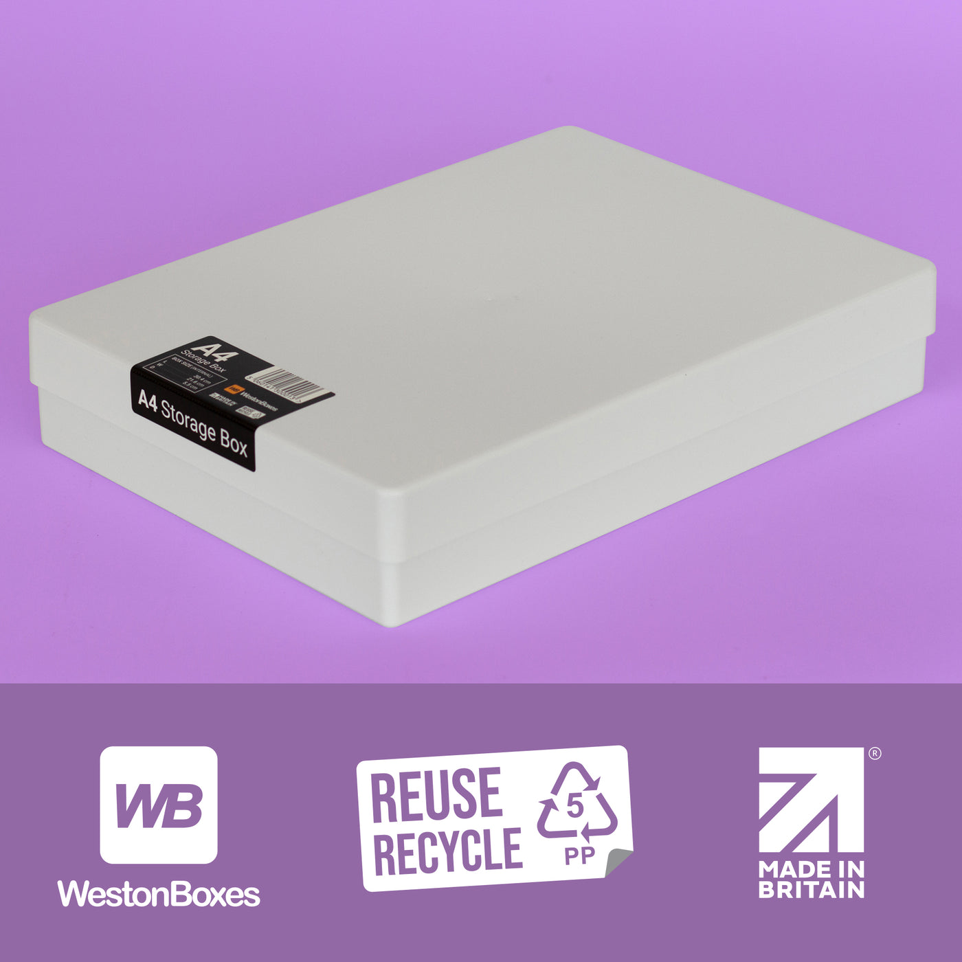 A4 Copier Paper in a Tough A4 Storage Box — WestonBoxes