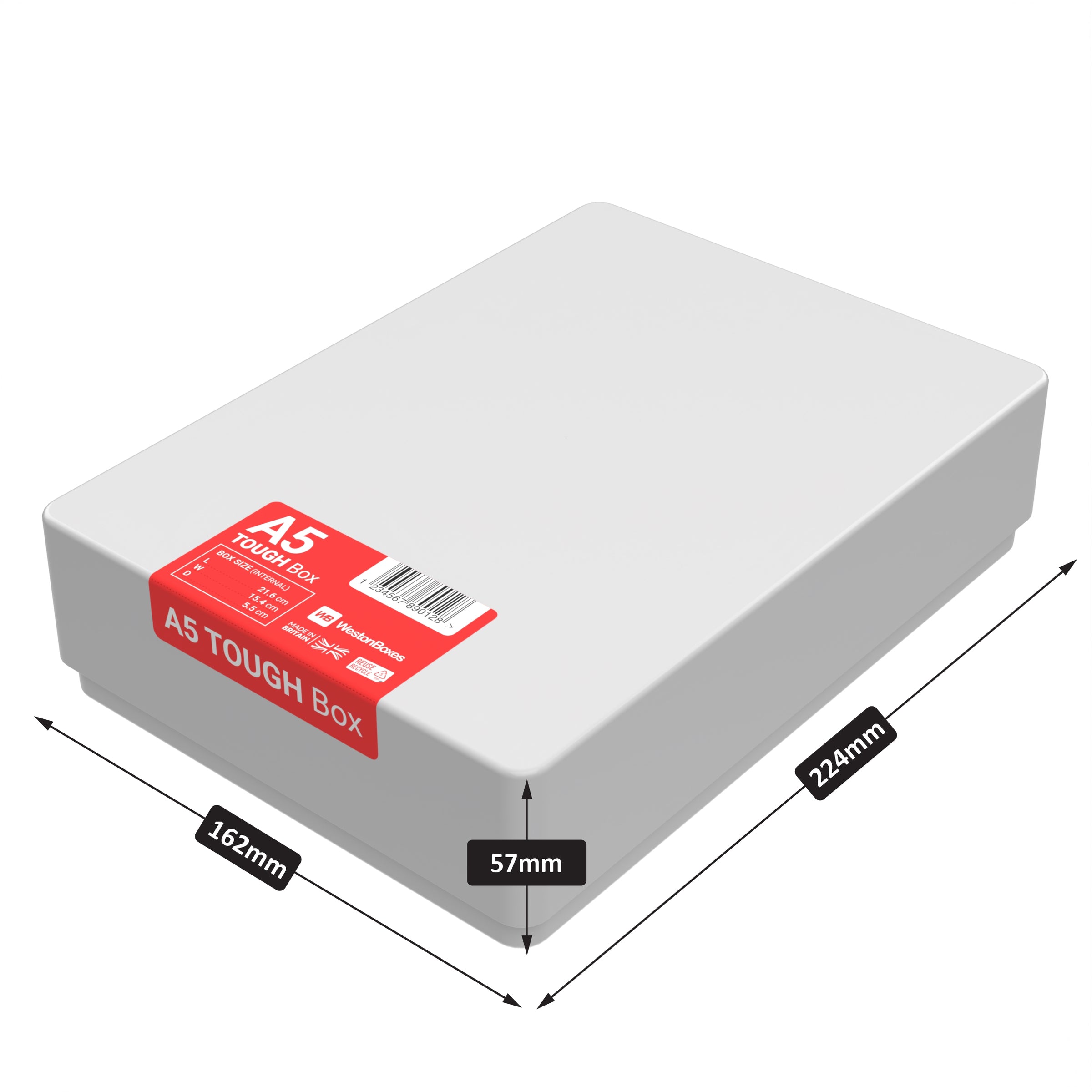 A5 TOUGH Storage Box | Heavy Duty Impact Resistant | Made in Britain ...