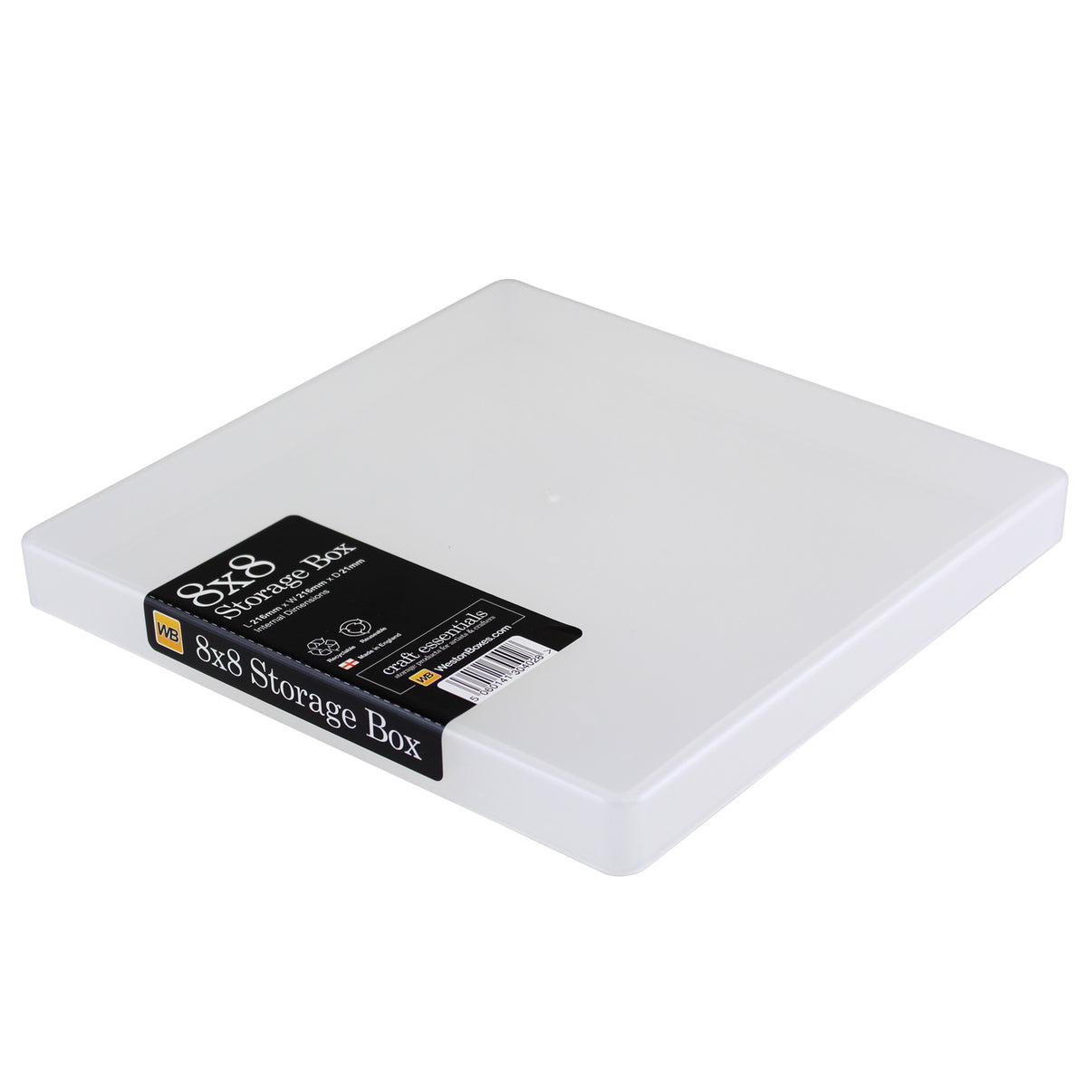 8x8" Craft Paper Storage Box — WestonBoxes