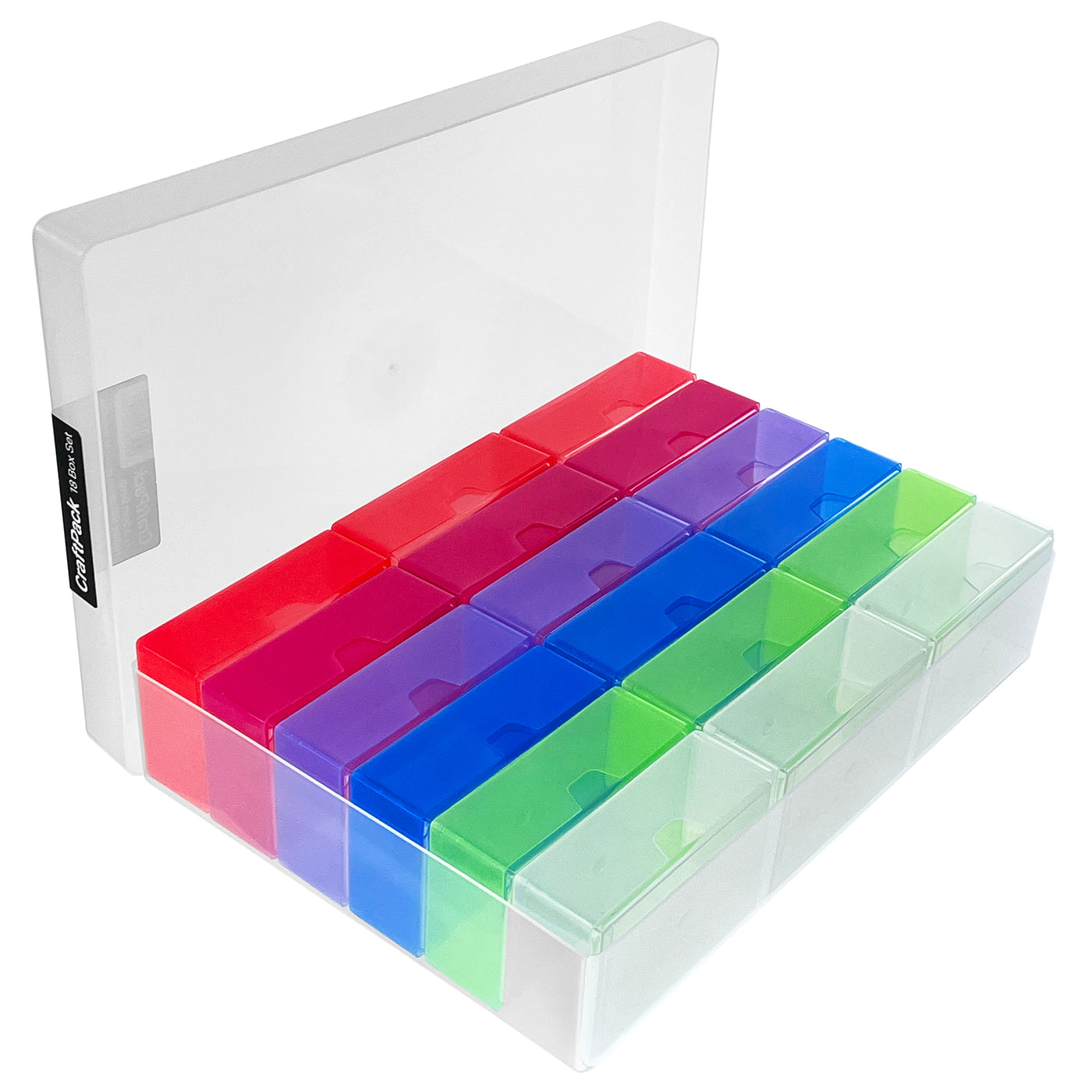 Craft Storage Box MultiPack, 18 Boxes Inside A WestonBoxes A4