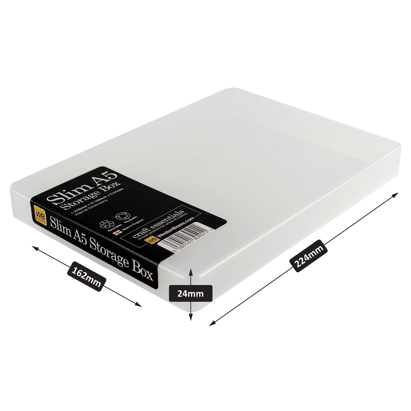 Slim A5 Storage Box — WestonBoxes