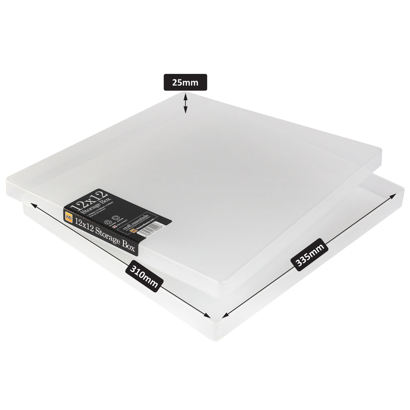 Scrapbook Paper Storage and Presentation Box (4-pack) — WestonBoxes