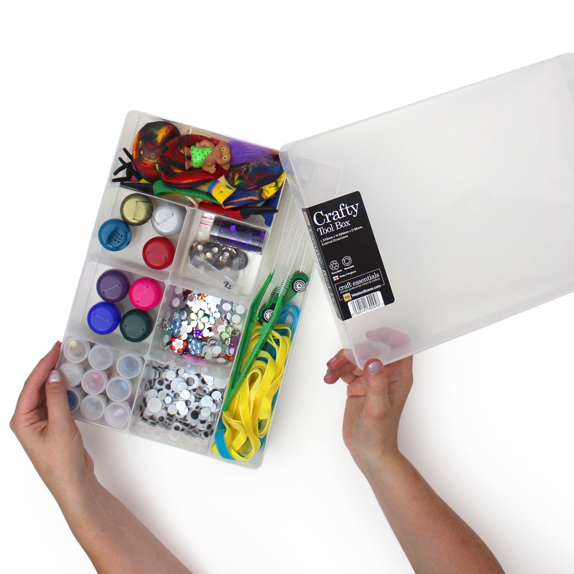 Craft Carrier + Crafty Tool Boxes (With Fixed Dividers) — WestonBoxes