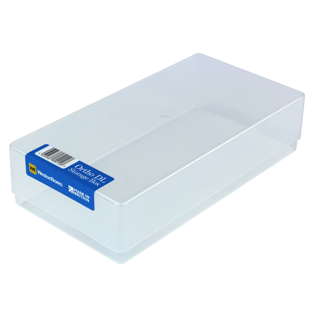 Clear Plastic Compliment Slip DL Storage Box — WestonBoxes