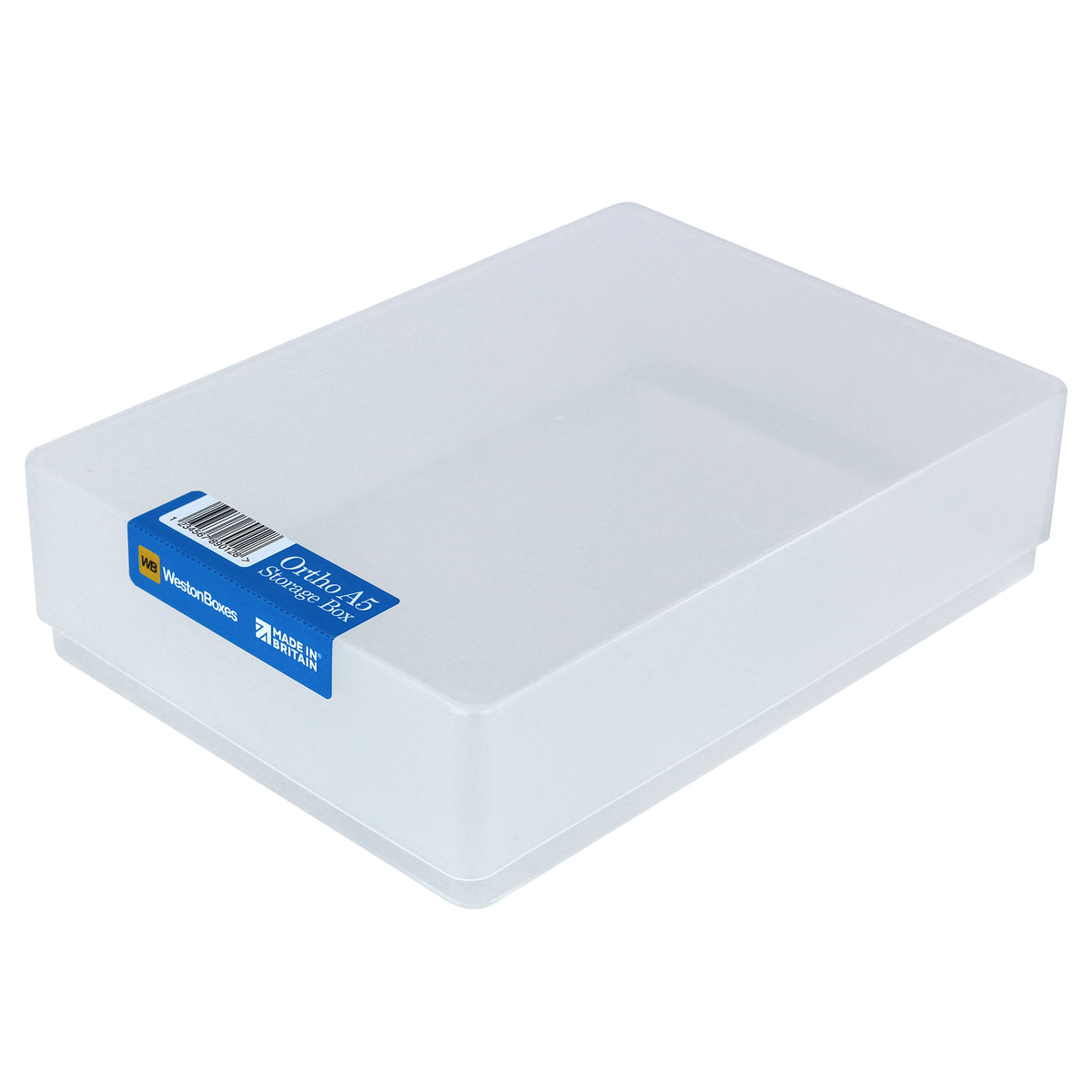 Clear Plastic A5 Storage Box — WestonBoxes