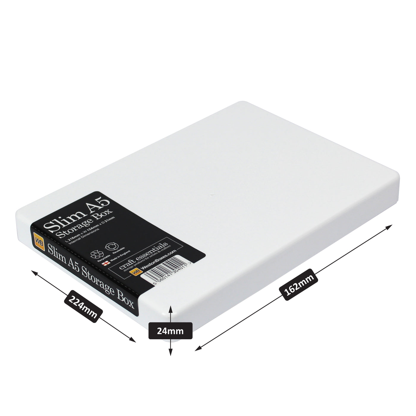 TOUGH, Heavy Duty, Slim A5 Paper Storage Box — WestonBoxes